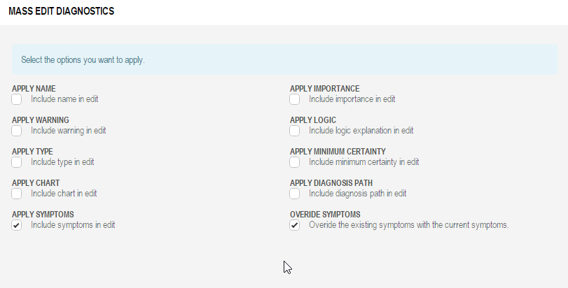 Mass Edit of Diagnostic – BES Plus Tech